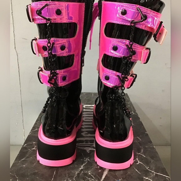 Demonia | Shoes | Demonia Sweet Slime Monster Uv Reactive Boots Size 9 ...